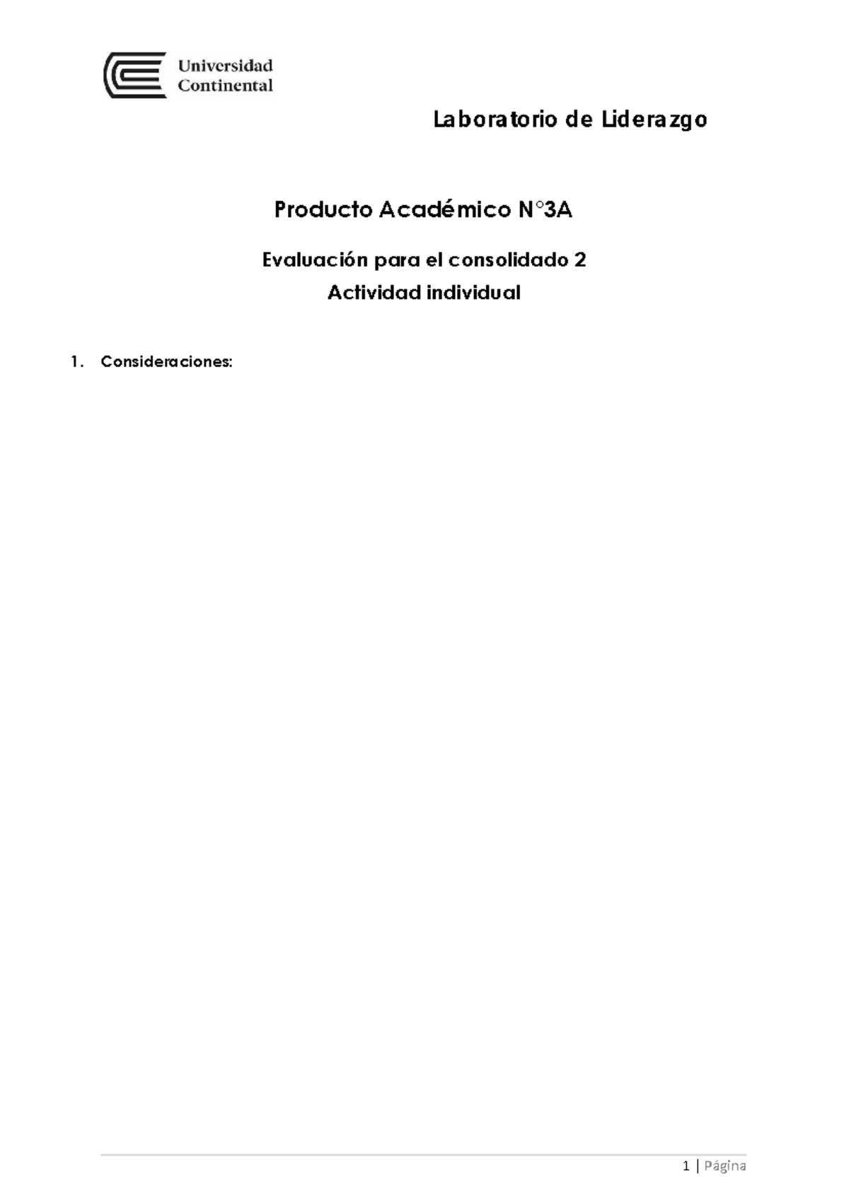 PA3A - 2023 - Producto Académico N°3A Evaluación para el consolidado 2 ...