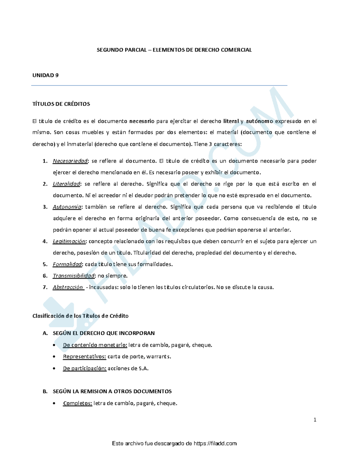 Segundo Parcial Comercial - Warning: TT: undefined function: 32 Warning: TT: undefined function ...