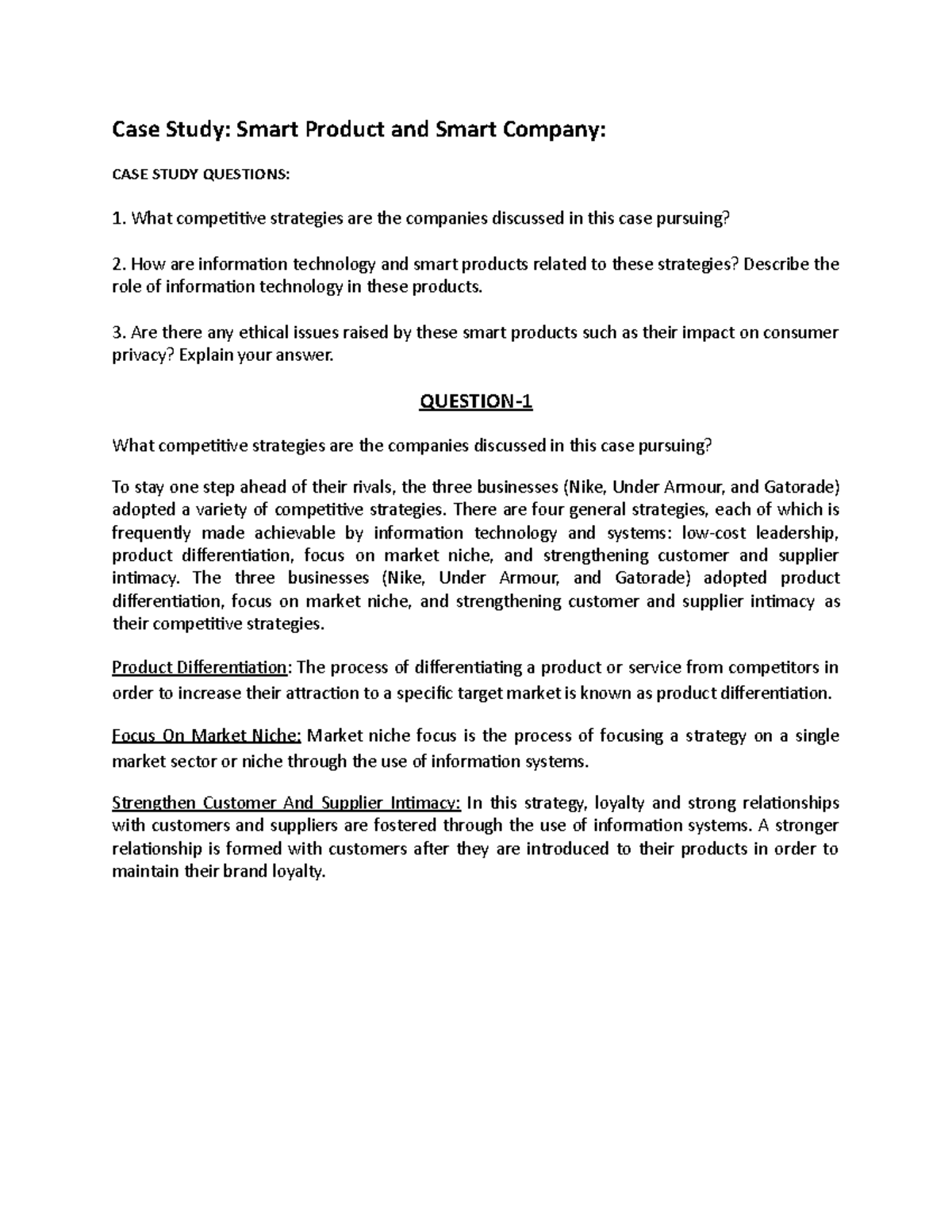 Case Study - Are there any ethical issues raised by these smart ...