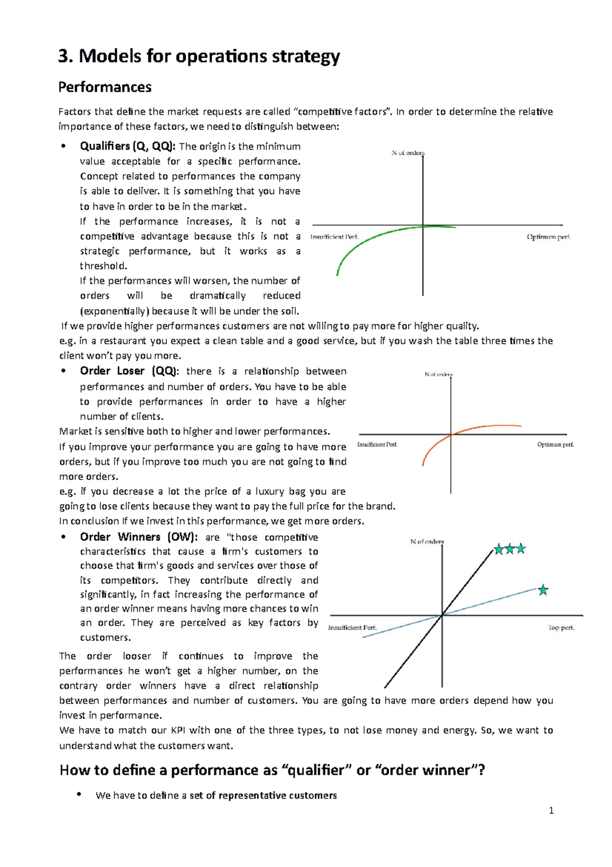 03.0 Models for operations strategy - 3. Models for operations strategy ...