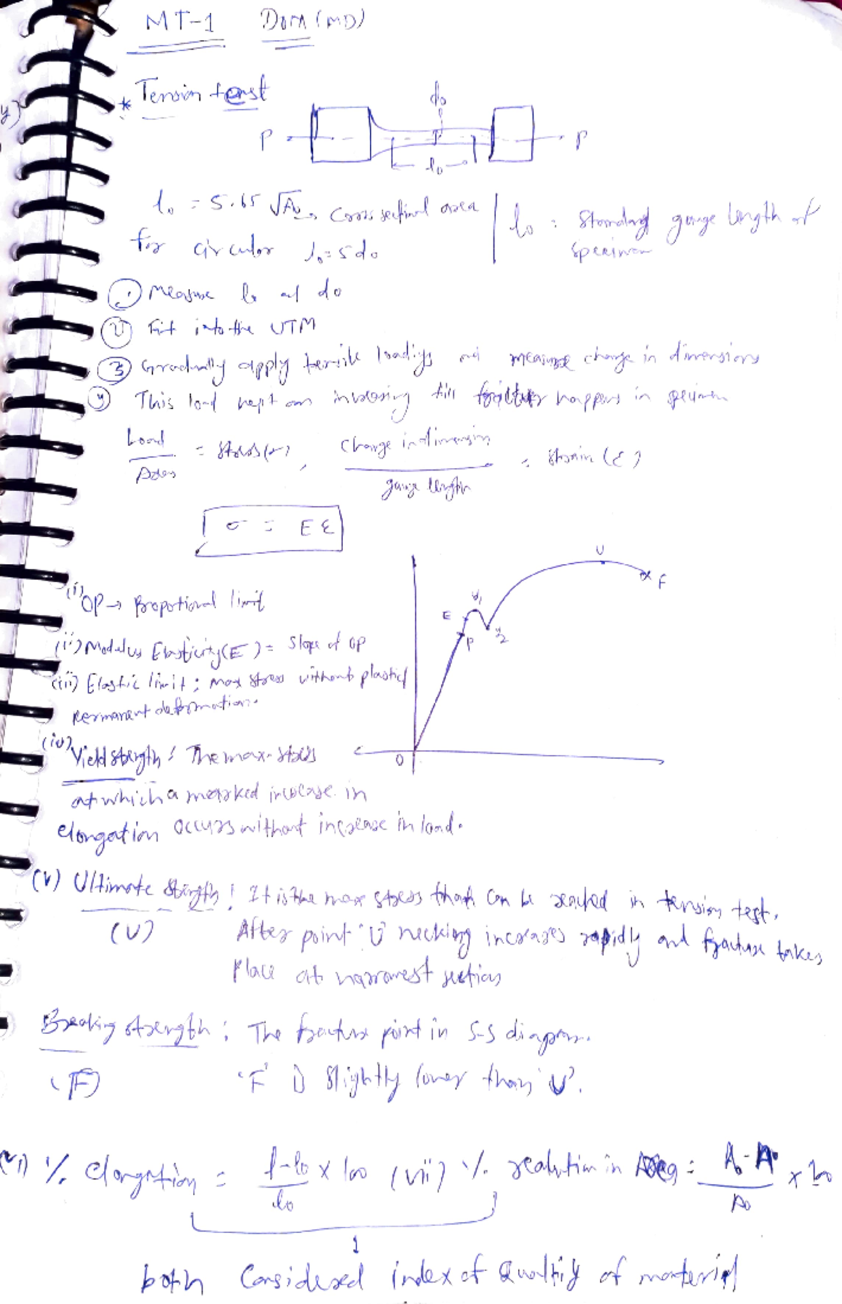 DME Full notes - Design of machine elements important points and all ...