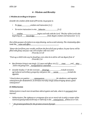 Handout - Christian Ethics Chart CHRISTIAN ETHICS - Cota – HTH ...