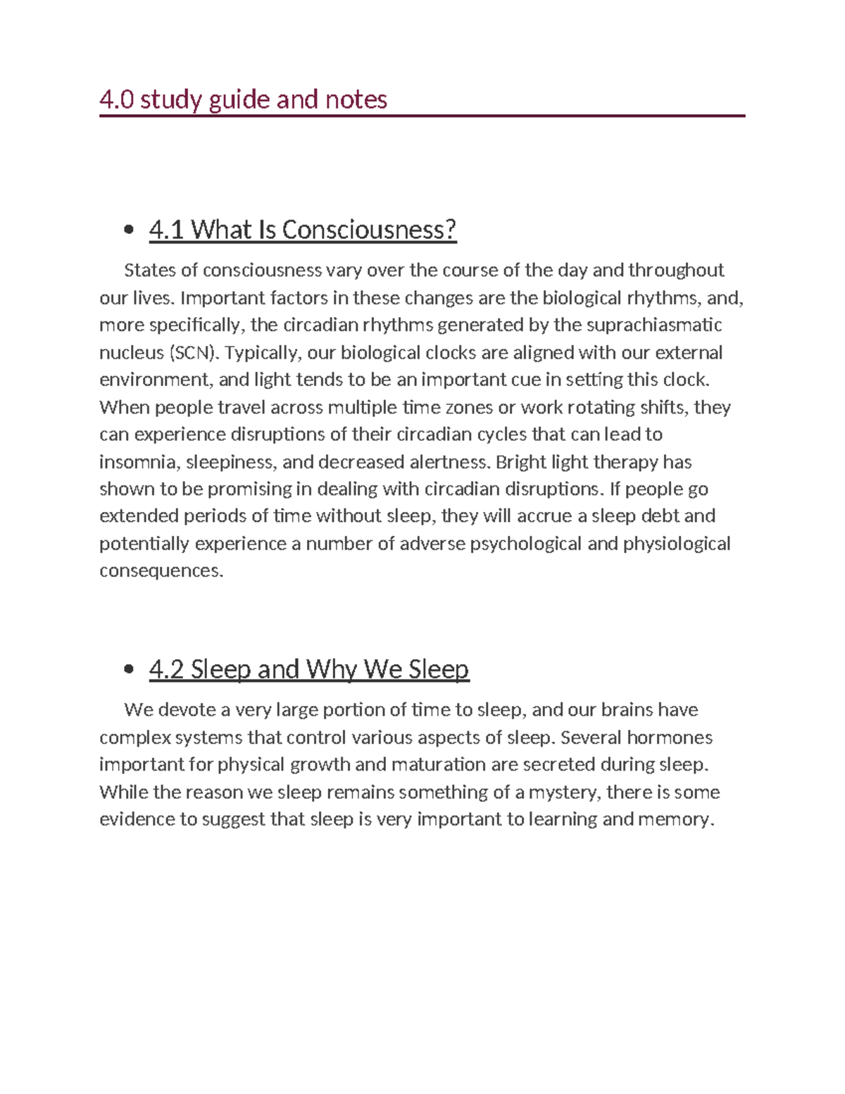 4.0 study guide and notes - 4 study guide and notes 4 What Is ...