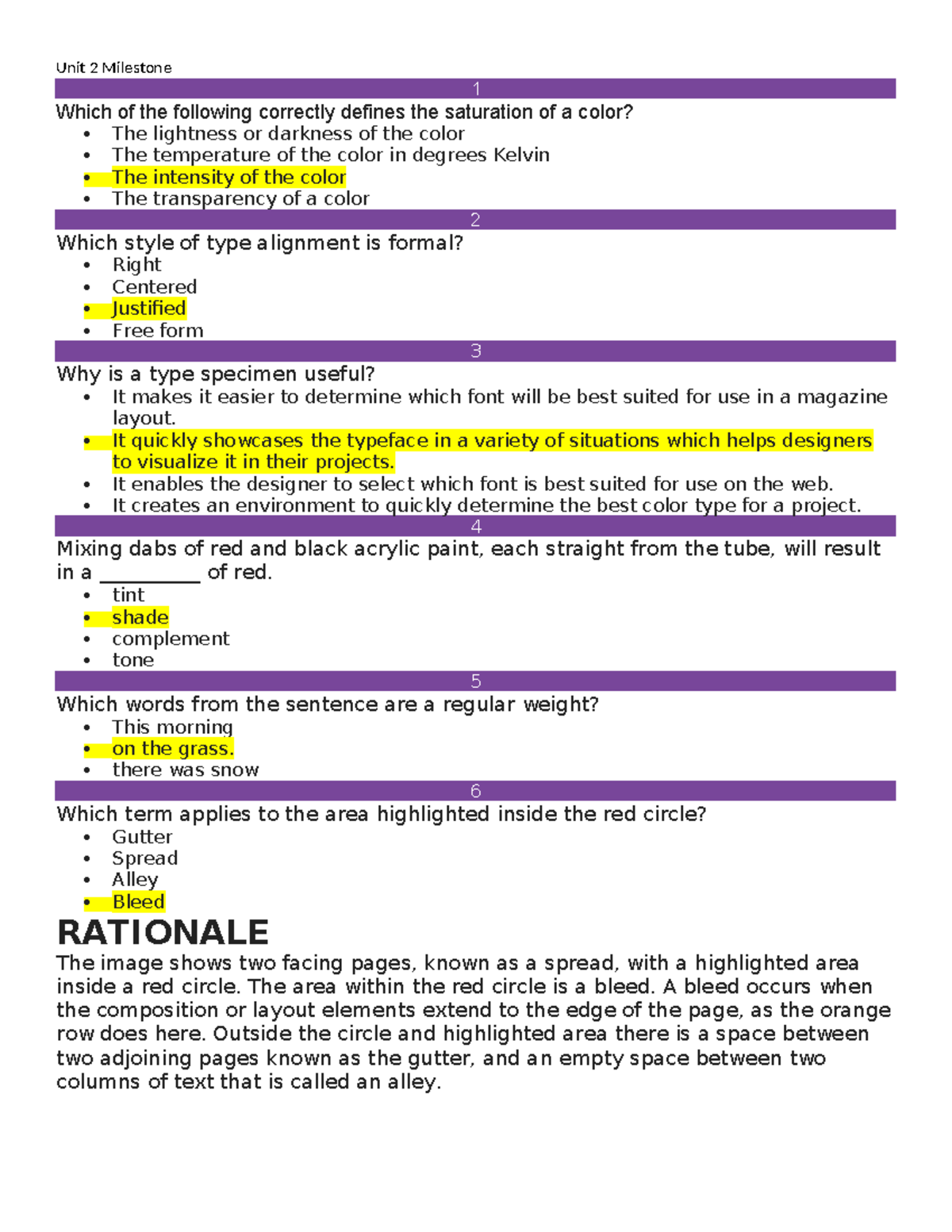 Visual Communication Unit 2 Milestone Project - Unit 2 Milestone 1 ...