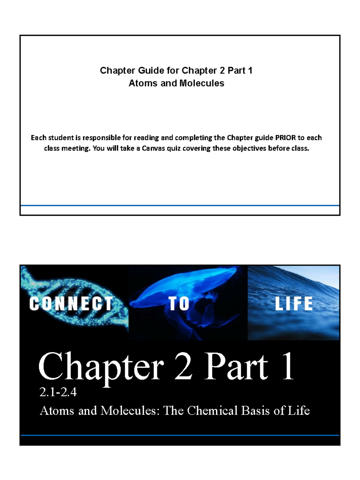 Ch. 2 Pt. 1 PP Summary - Chapter Guide for Chapter 2 Part 1 Atoms and ...