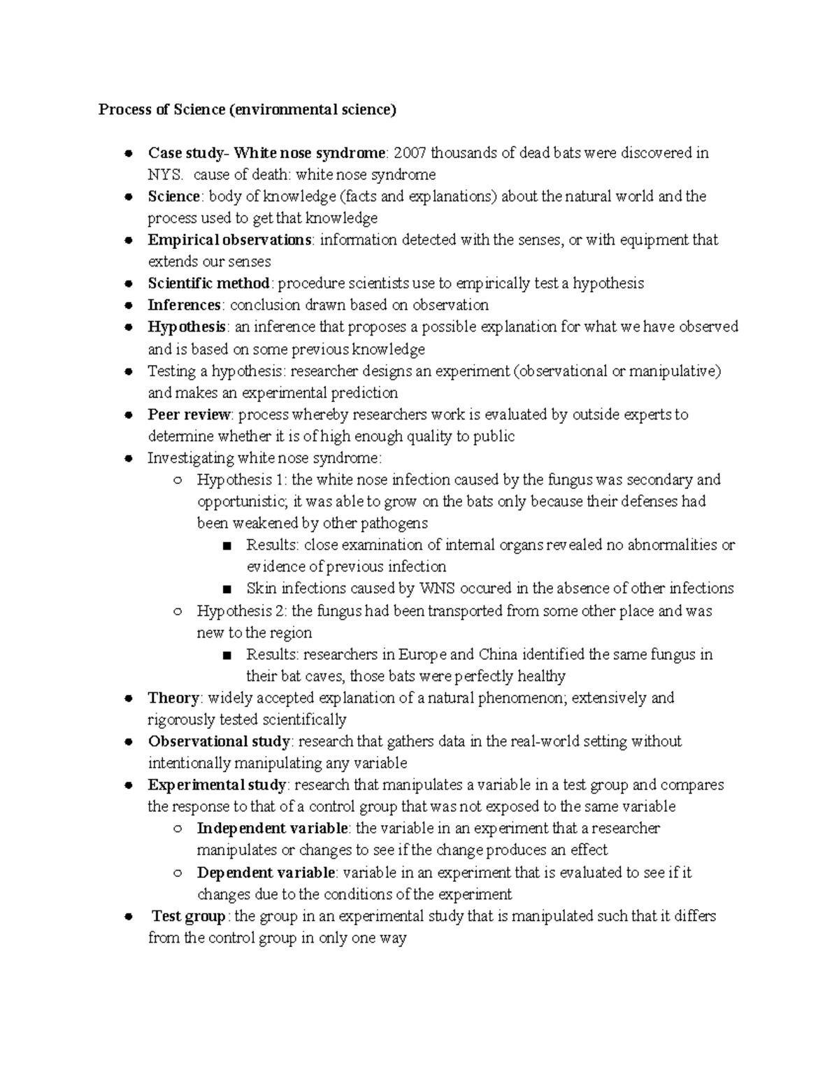 Process of science - scientific method - Process of Science ...