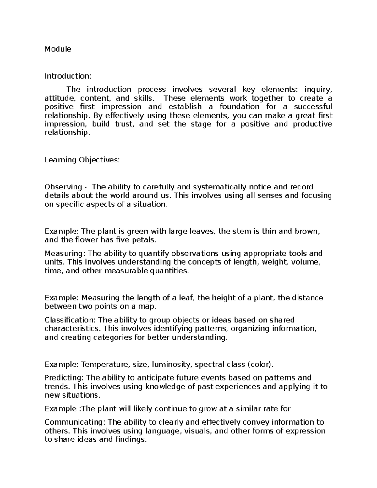 Module - Modular - Module Introduction: The introduction process ...