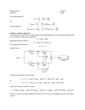 Lecture 01:Introduction- Control system design with incomplete information - ECE 517 LECTURE 01 ...
