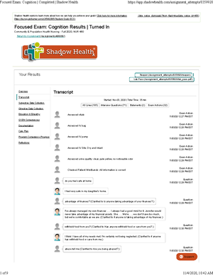 NUR 460 Quiz 1 for community - Question 1 Response Feedback: The ...