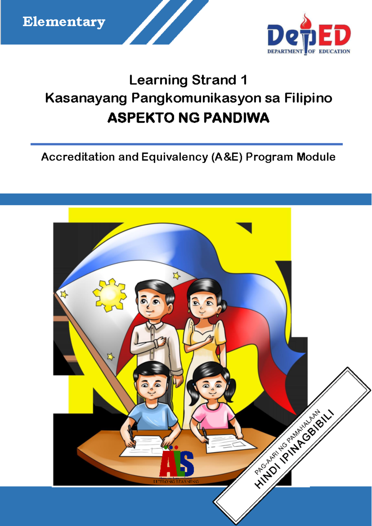 PDF- Final LS1FIL Aspekto-ng-Pandiwa - Learning Strand 1 Kasanayang ...