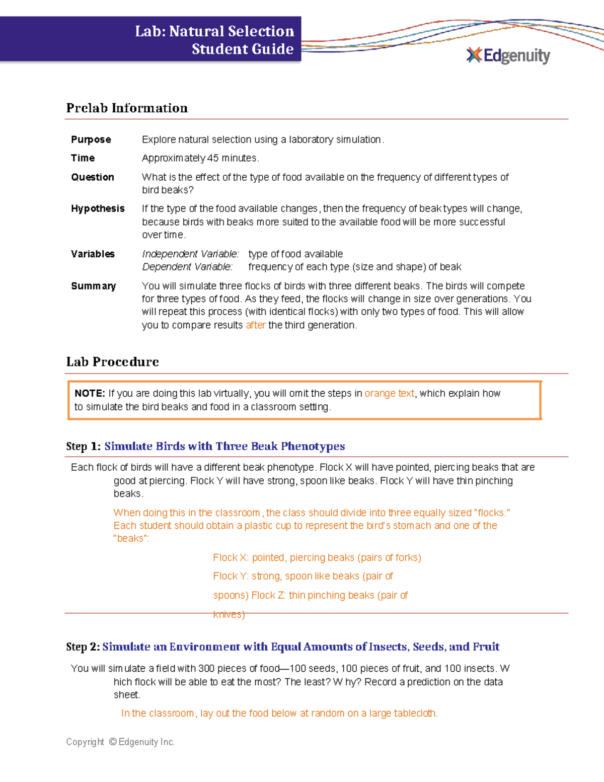 3209-08-04-student-guide - Lab: Natural Selection Student Guide Prelab ...