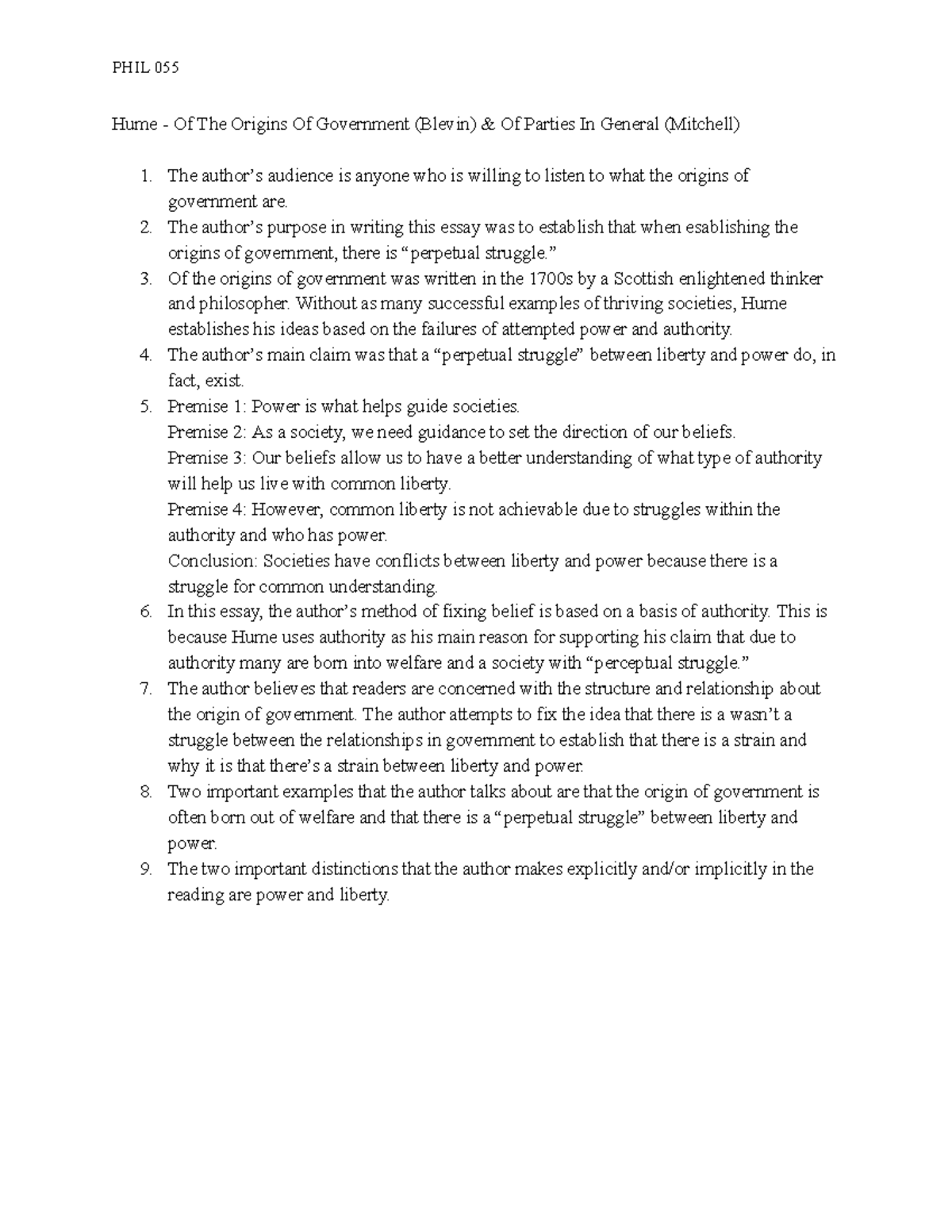 The Origins Of Government