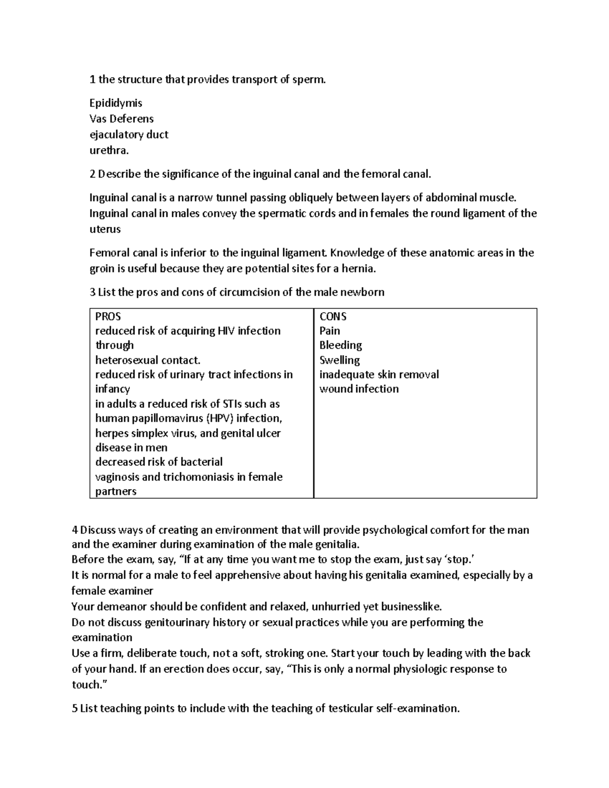 NR 304 Lab Manual Study Guide Questions Chapter 25 27 - 1 the structure ...