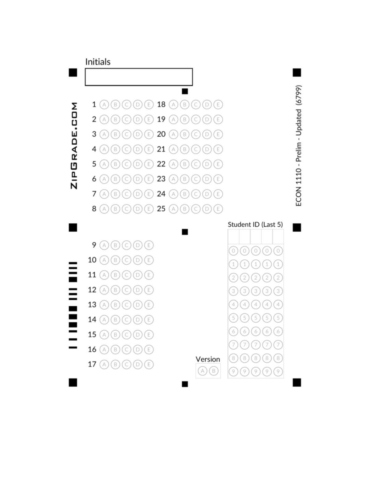 Econ 1110 prelim 1 fall 2024 Prac - ECON 1110 PRACTICE PRELIM 1 FALL ...