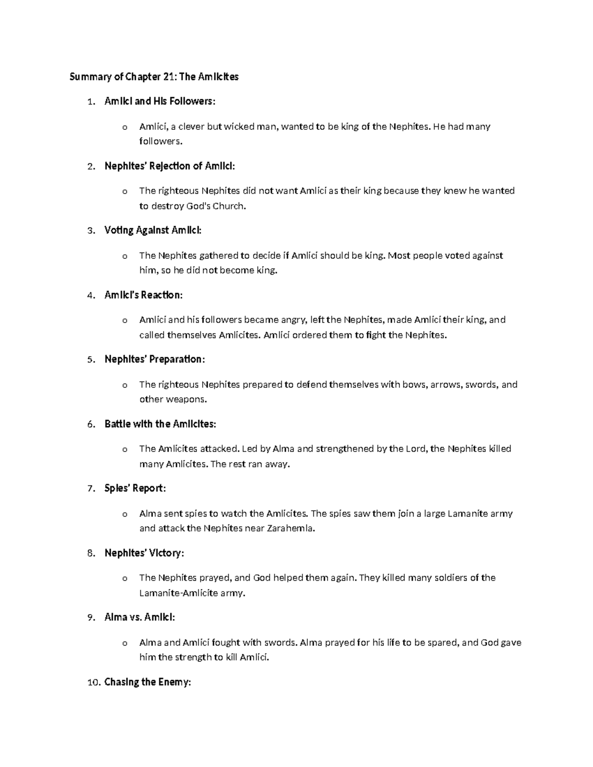 Amlici - writings and notes - Summary of Chapter 21: The Amlicites 1 ...