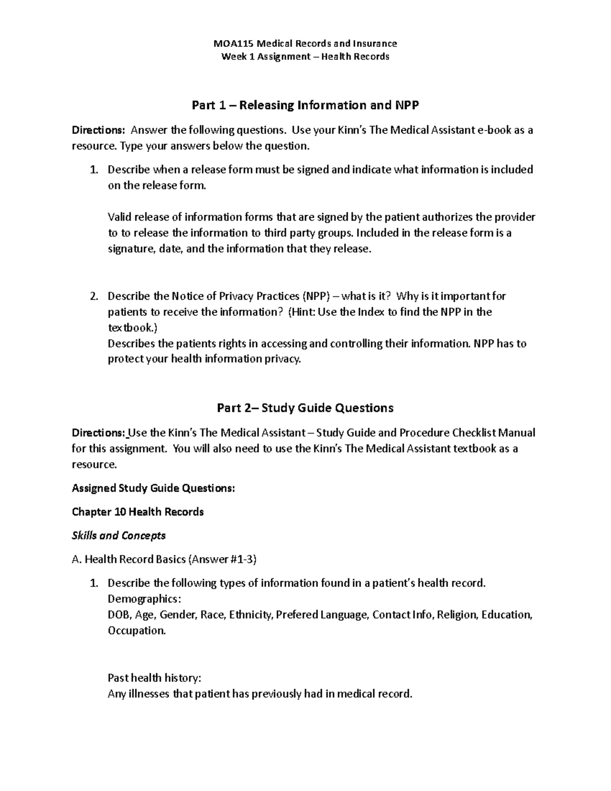 Wk1 MOA115 Week 1 Week 1 Assignment Health Records Part 1 wk1-moa115-week-1-week-1-assignment-health-records-part-1