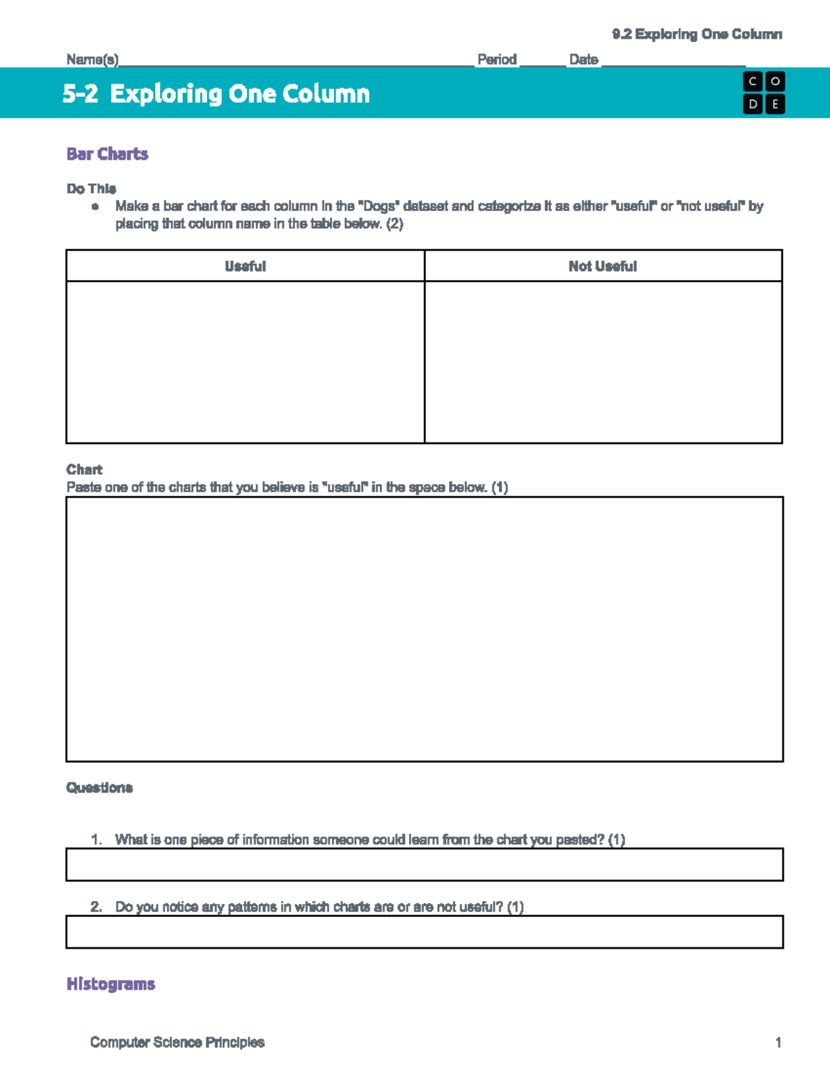 5.2 Worksheet - Studocu