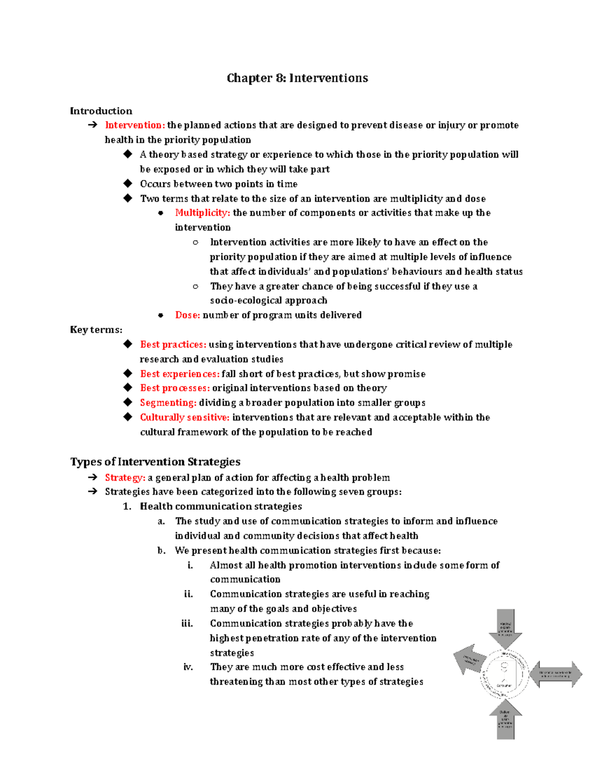 Chapter 8 - Interventions - Chapter 8: Interventions Introduction ...