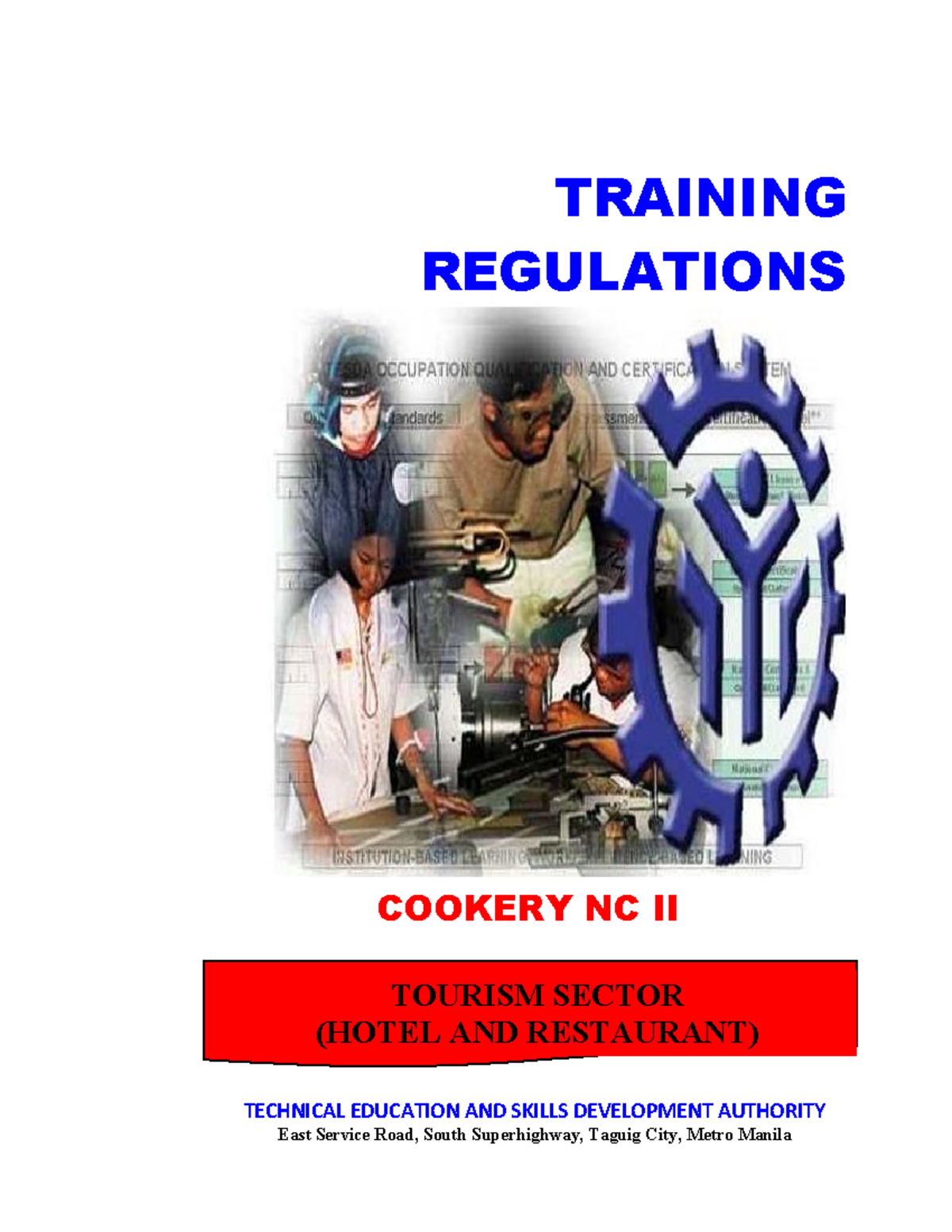 TR Cookery NC II - review - COOKERY NC II TRAINING REGULATIONS TOURISM ...