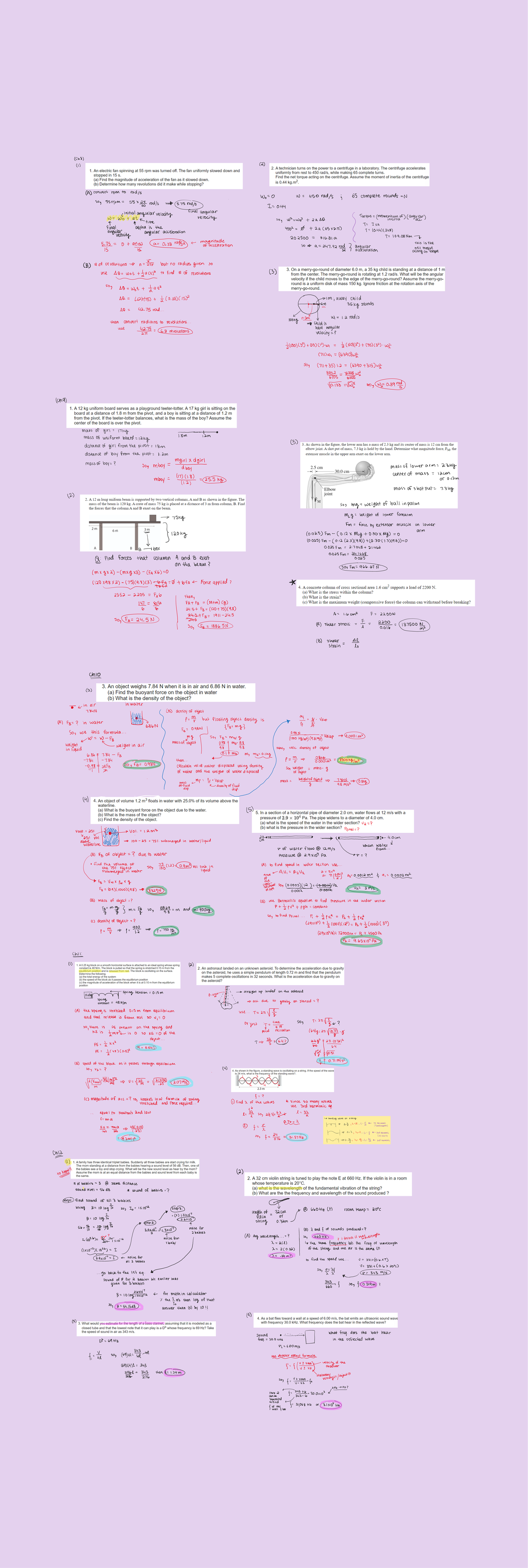 practice problems - PHYS P201 - Studocu