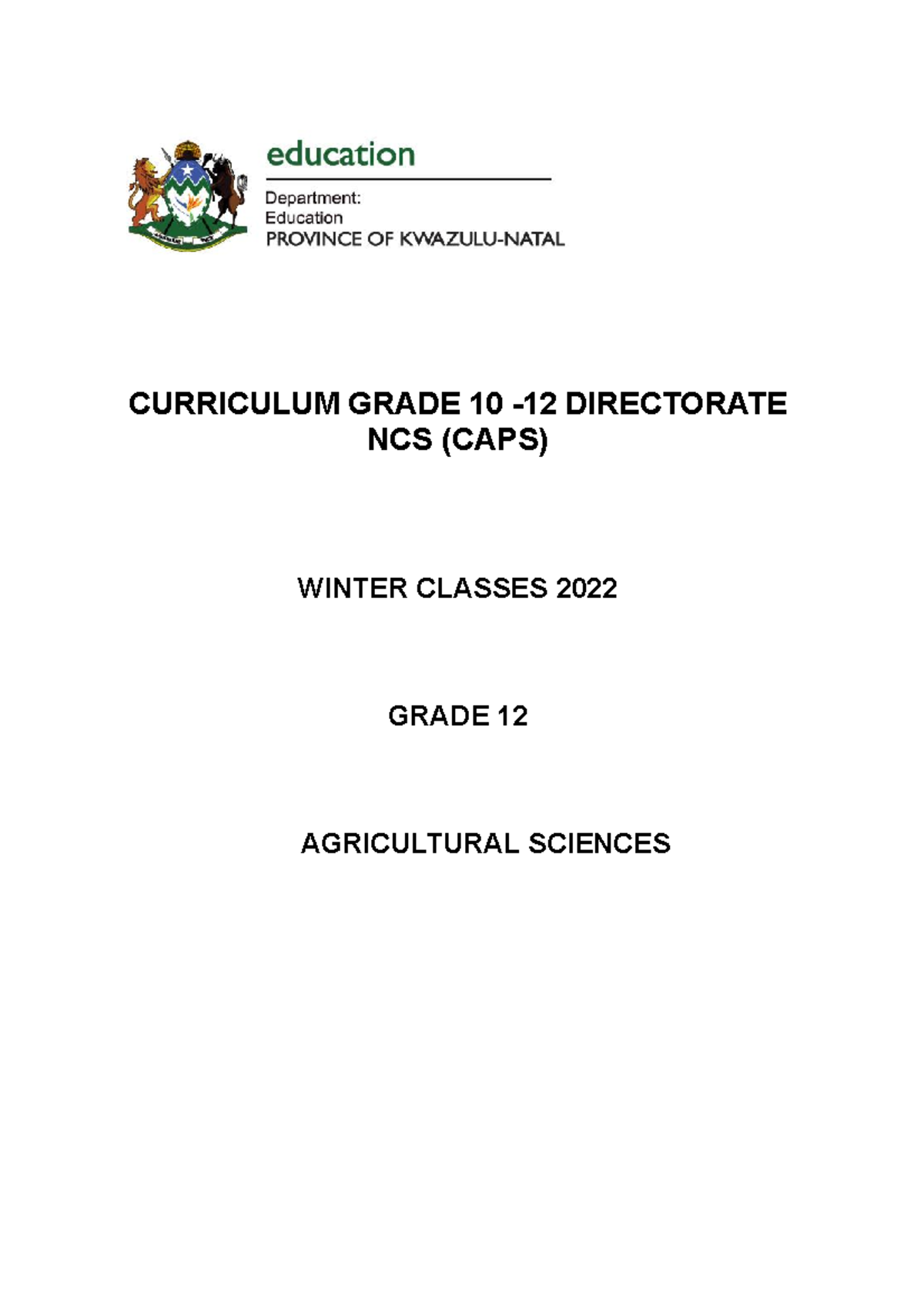 2022 AGRS Winter Revision Document Word CURRICULUM GRADE 10 12 2022 AGRS Winter Revision Document Word CURRICULUM GRADE 10 12
