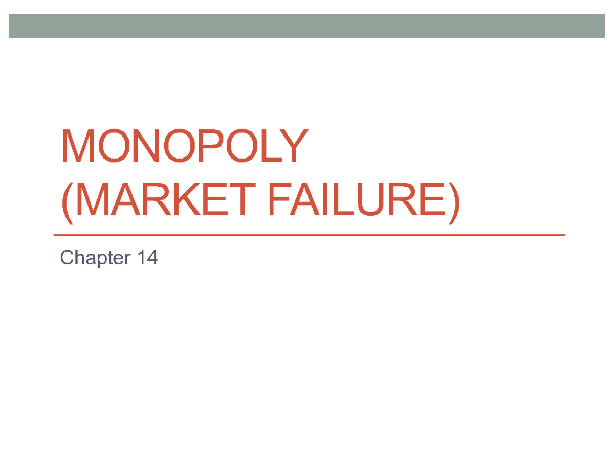 Lecture 9 - Class notes for curve sketching for day. - MONOPOLY (MARKET ...