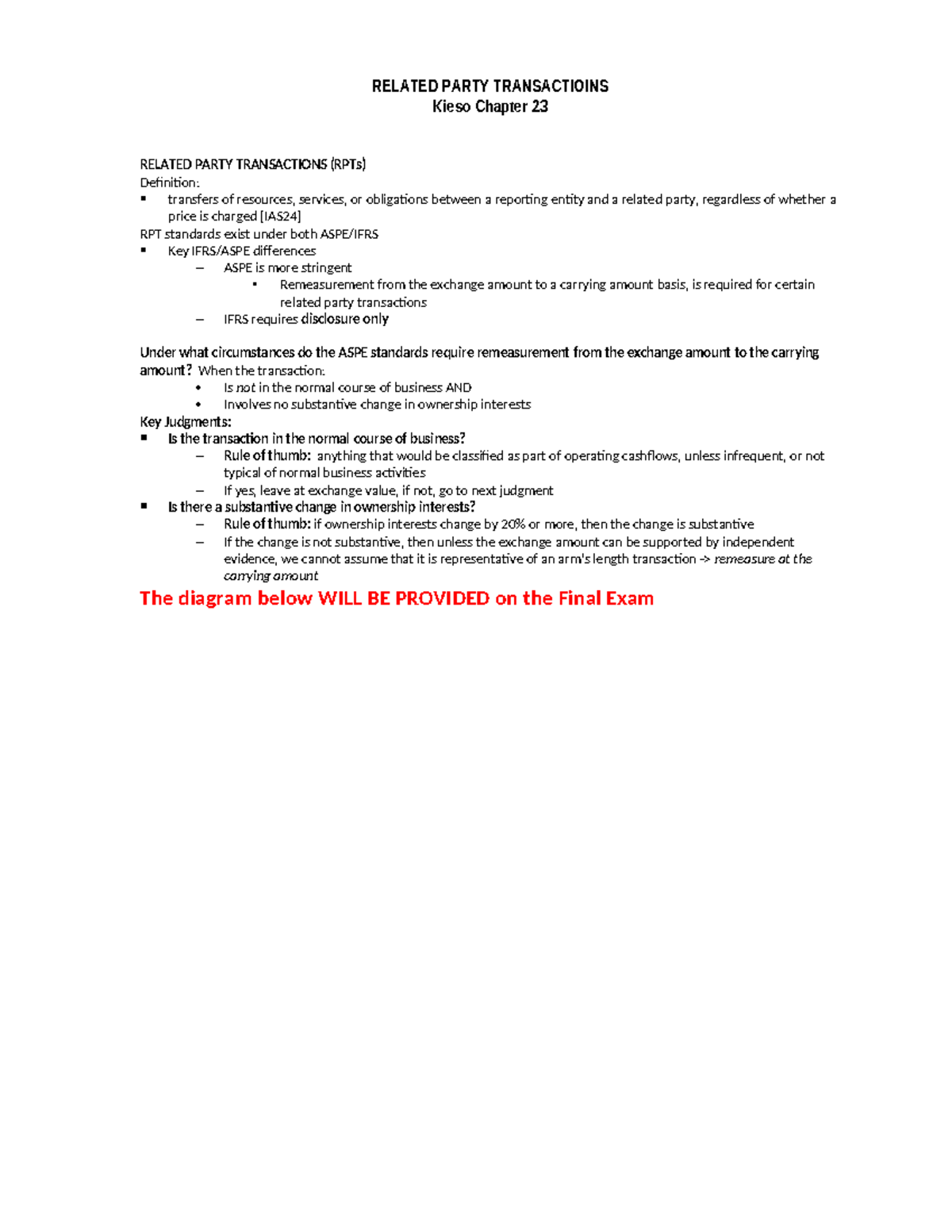 Related Party Transaction Worksheet - RELATED PARTY TRANSACTIOINS Kieso ...