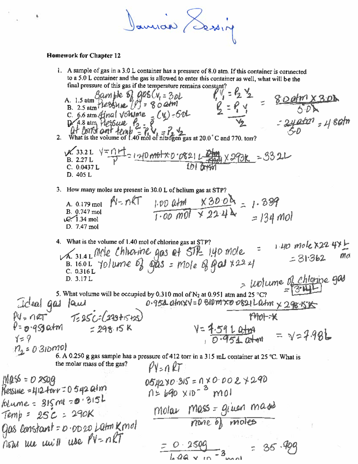 Homework 12 - information here are really detailed and important. - CHM 6 - Studocu