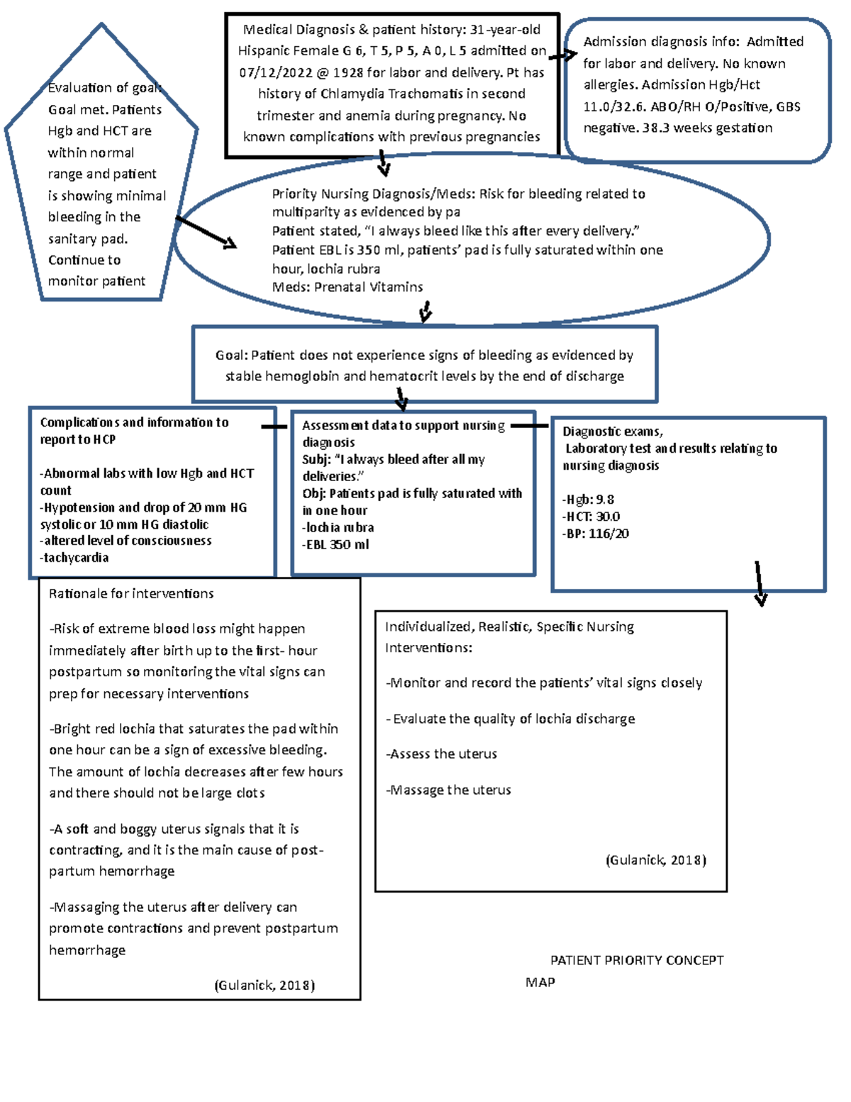 Weekly priority care plan concept map - PATIENT PRIORITY CONCEPT MAP ...