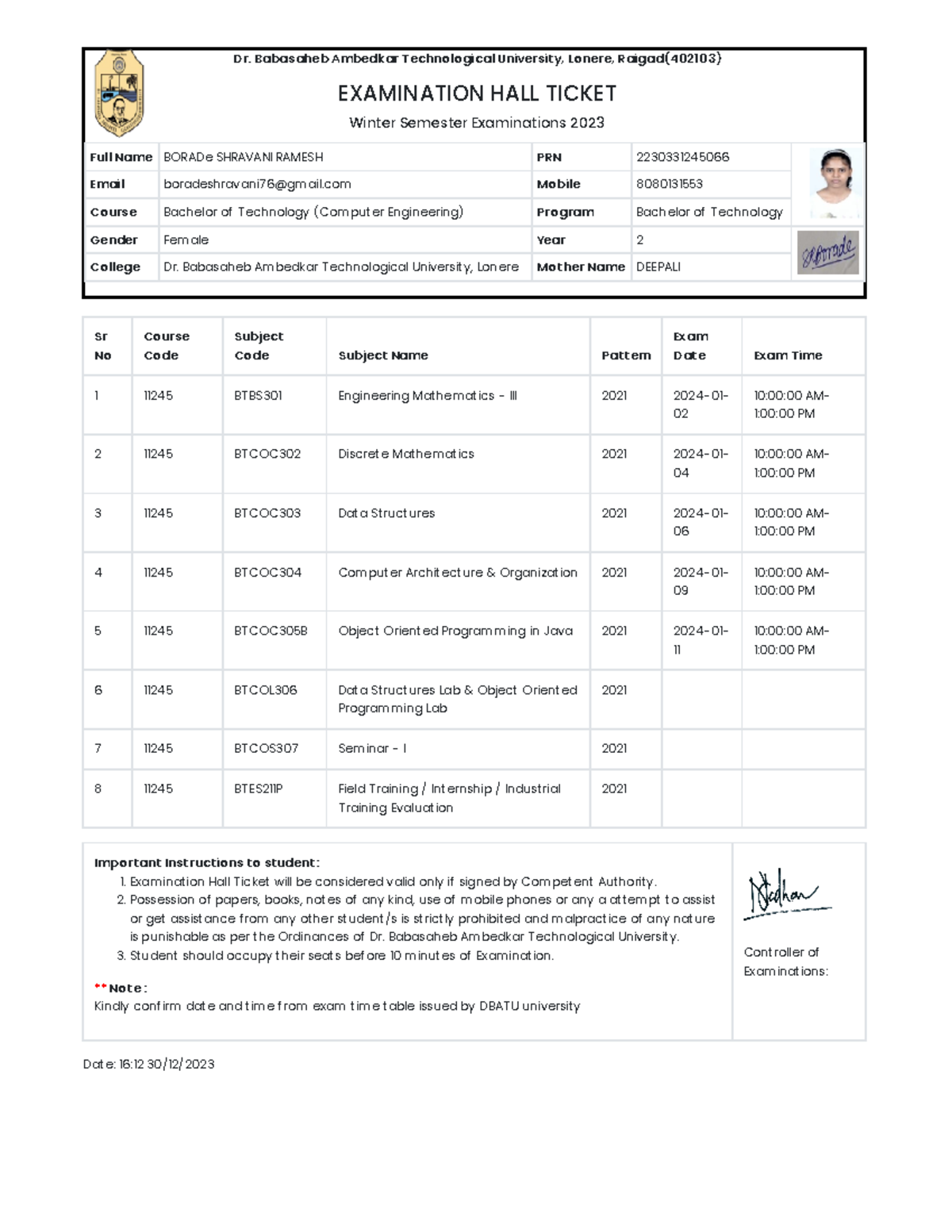 Dr.Babasaheb Ambedkar Technological University - Dr. Babasaheb Ambedkar ...