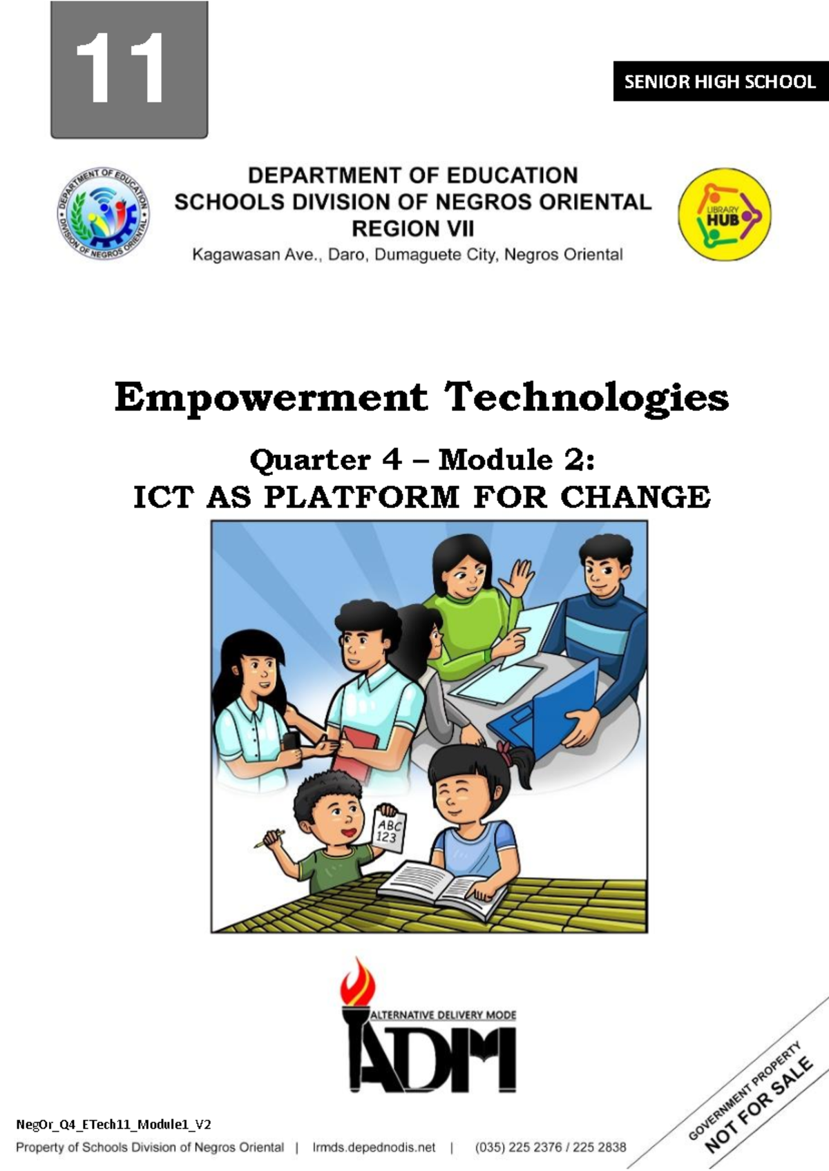 Empowerment Q4 module 2-1 - 1212 11 SENIOR HIGH SCHOOL Empowerment ...