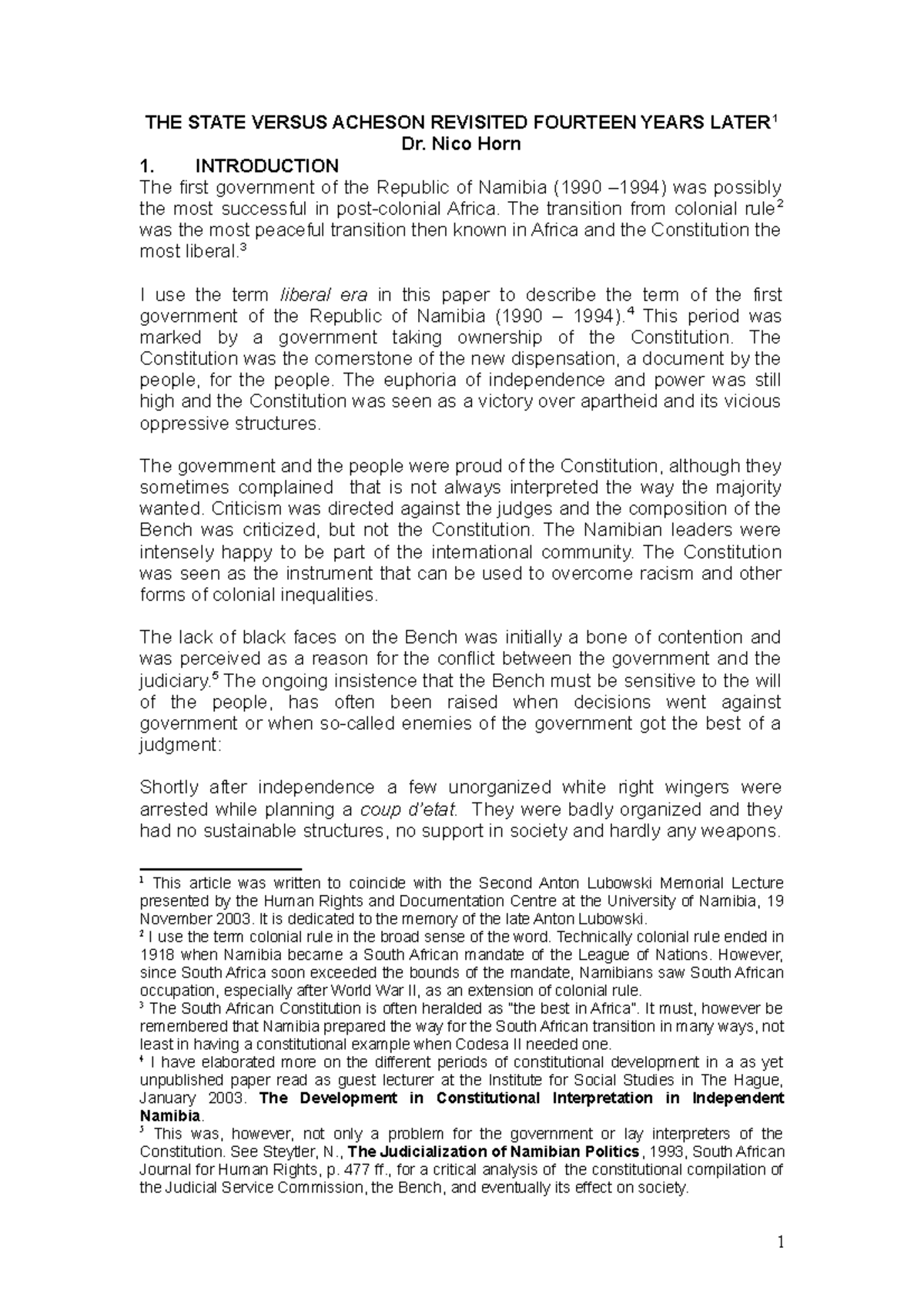 16486334 state v acheson revisited - THE STATE VERSUS ACHESON REVISITED ...