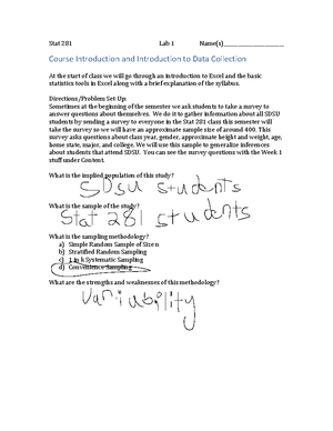 Lab 2 Stats - Stat 281 Lab 2 Name(s)Kinsey Carr_____ Data Visualization Directions: Show all of ...