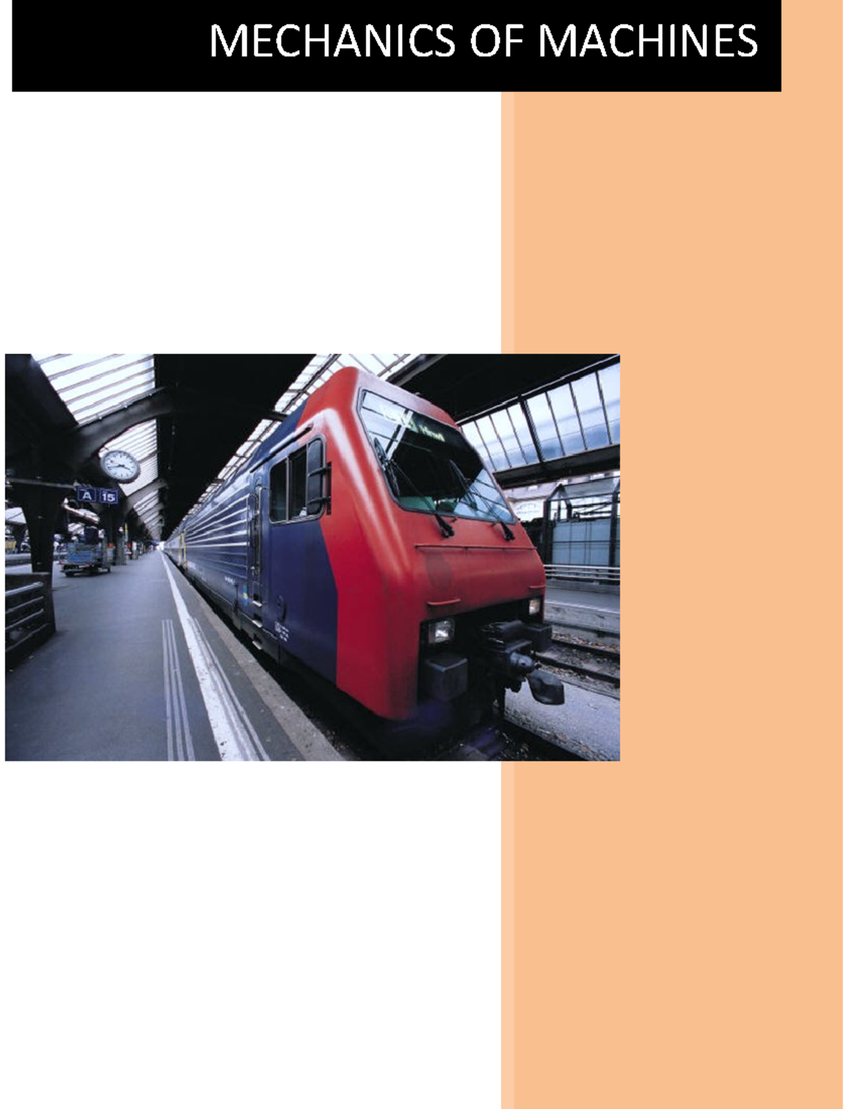 TO DETERMINE MECHANICAL ADVANTAGE OF A SIMPLE GEAR TRAIN - MECHANICS OF ...