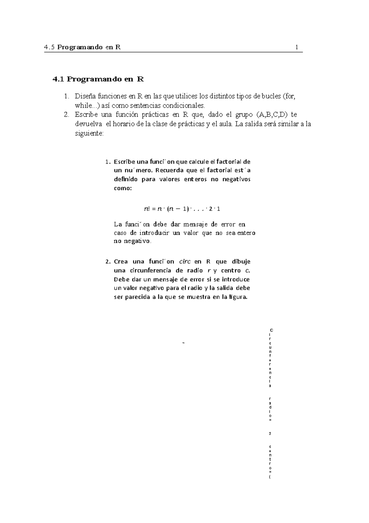 4 R - rstudio - 4 Programando en R 1 4 Programando en R 1. Diseña ...