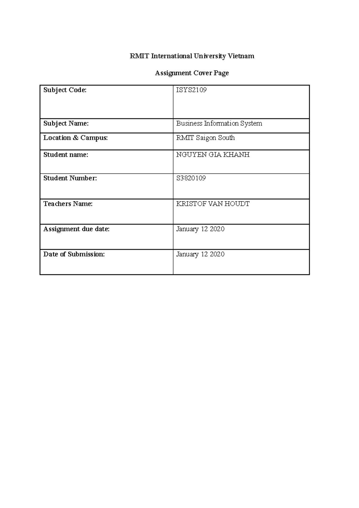 BIS Final Report Nguyen-Gia-Khanh - RMIT International University ...