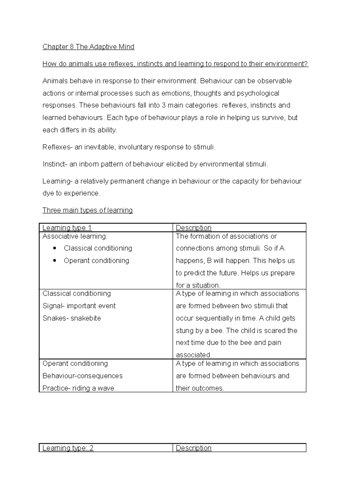 Chapter 8 The Adaptive Mind - Chapter 8 The Adaptive Mind How do ...