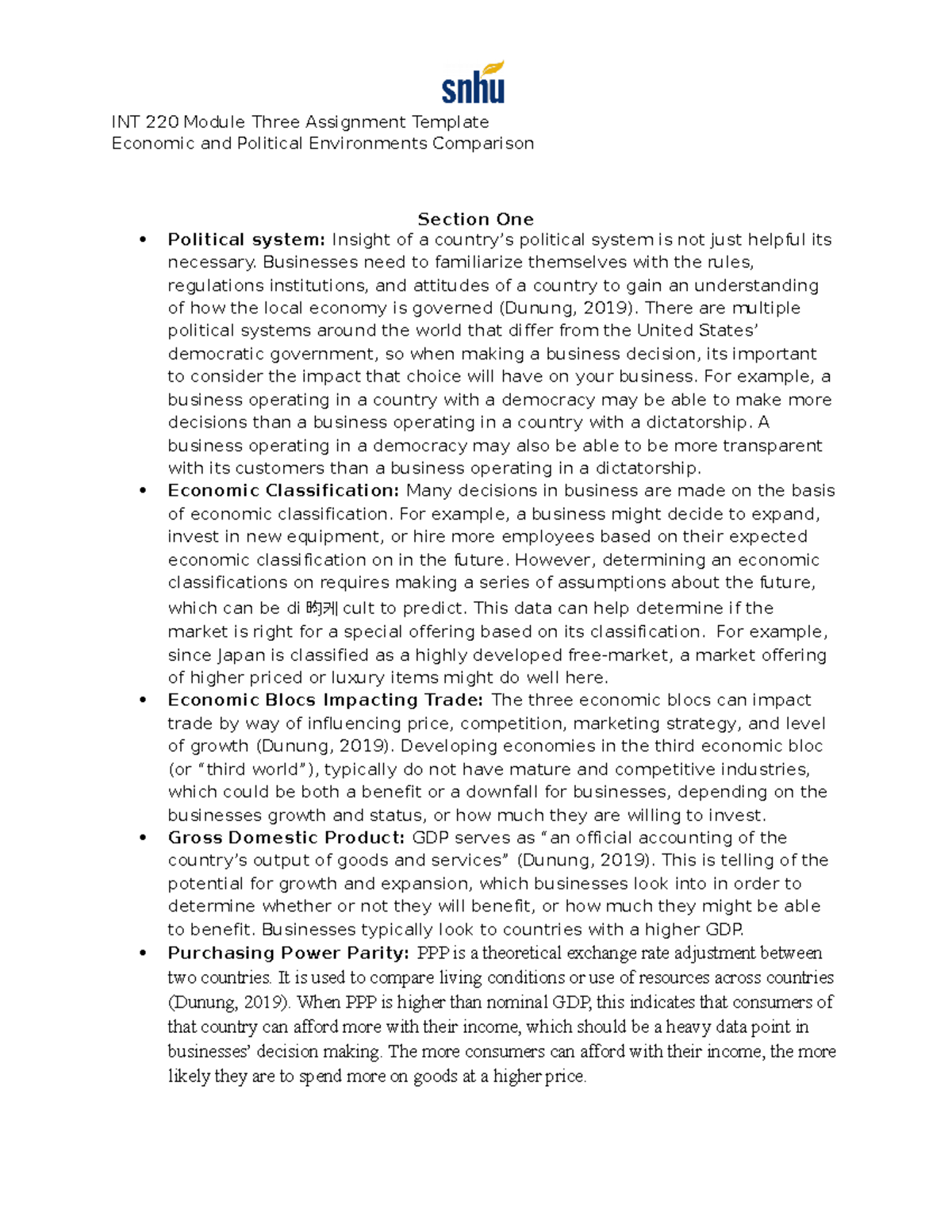 INT 220 Module Three Assignment Final - Businesses need to familiarize ...