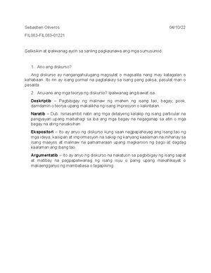 GED 101 Understanding the Self - WEEK 1: UNDERSTANDING THE SELF Introduction to Self ...