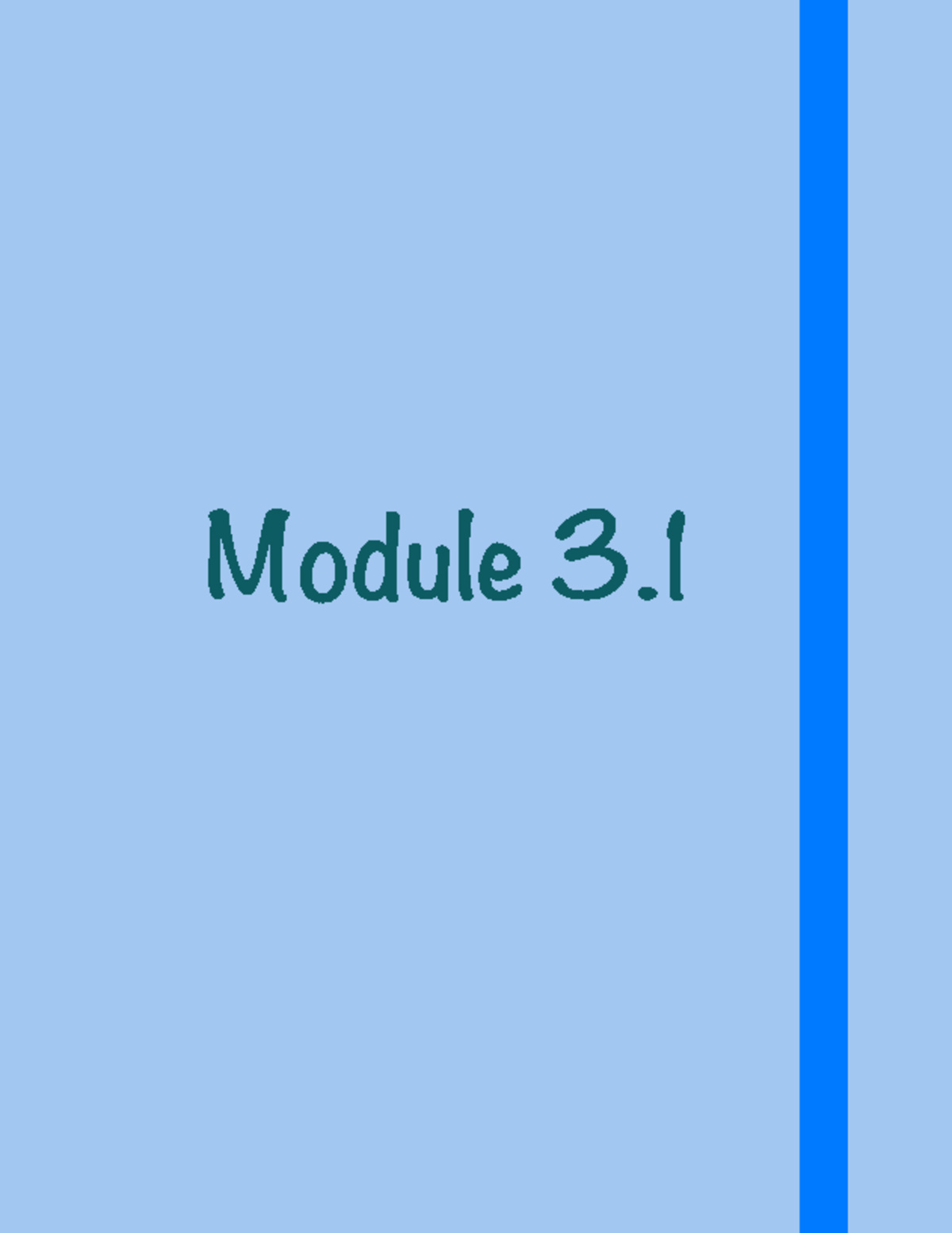 Module 3.1 Structure of the Vertebrate Nervous System - Module 3 ...