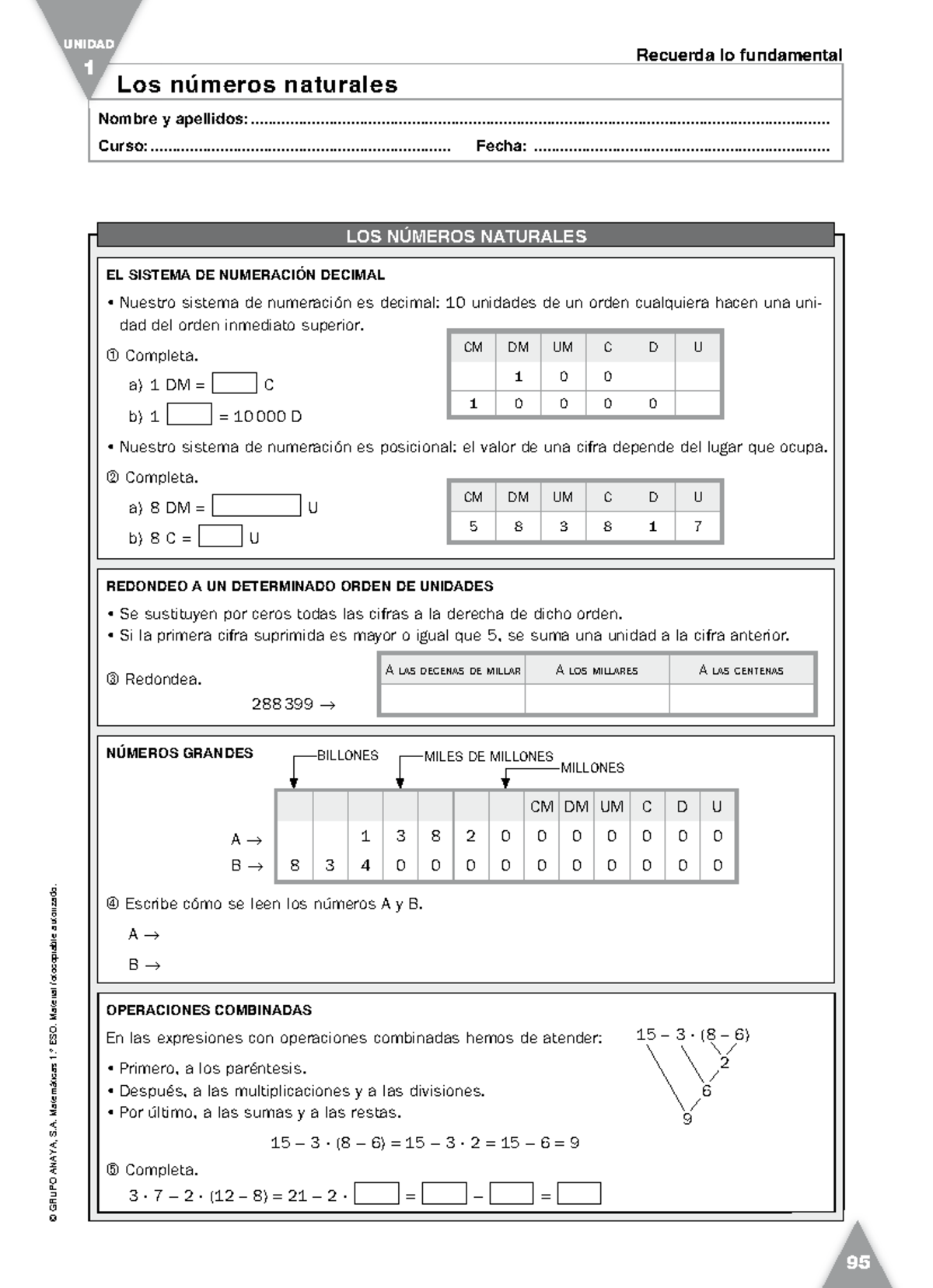 Trat Div mat 1eso ss - APUNTES DE MATES 1 ESO - UNIDAD 1 Recuerda lo ...