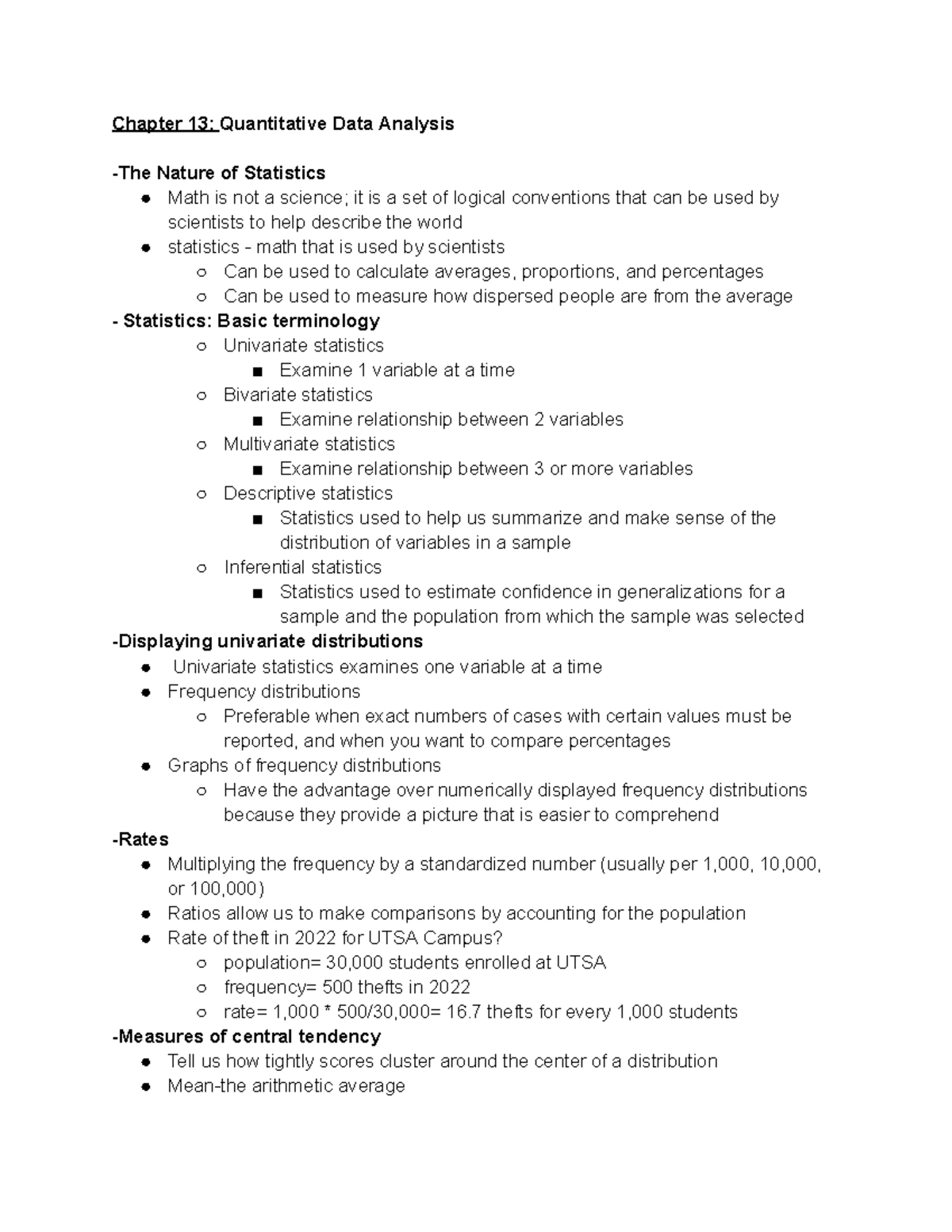 RDA Chapter 13 - Professor Hartley - Chapter 13: Quantitative Data ...