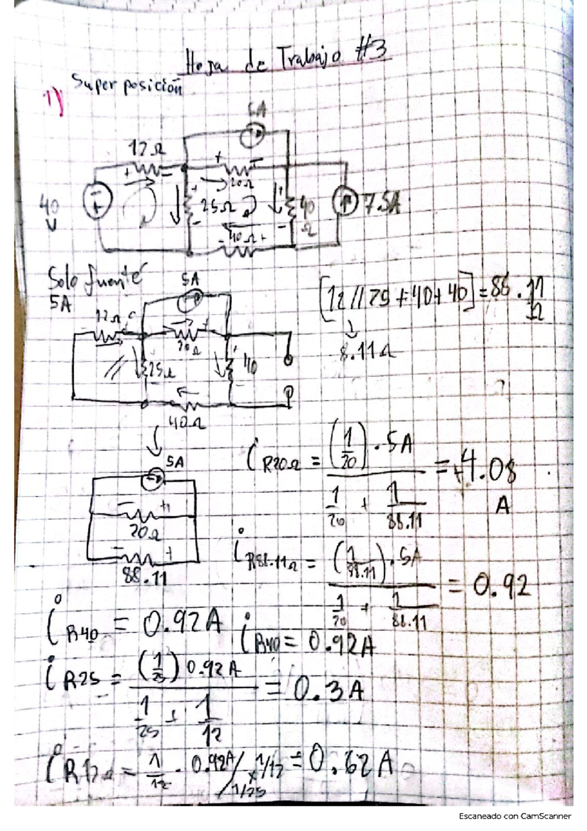Hoja de Trabajo 3 - Circuitos - Circuitos Eléctricos 1 - Studocu
