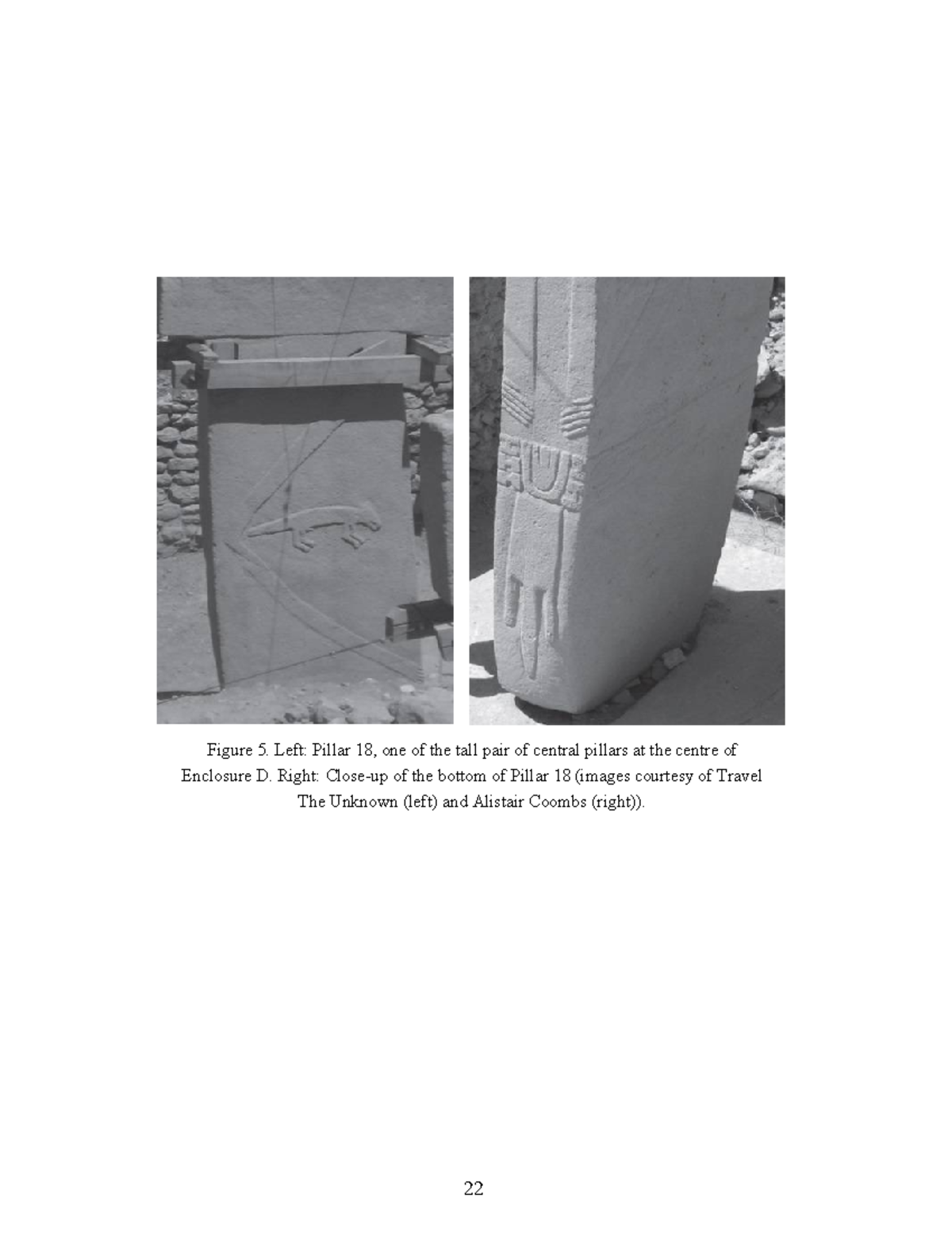 History - Prehistory Decoded 2 - Figure 5. Left: Pillar 18 , one of the ...