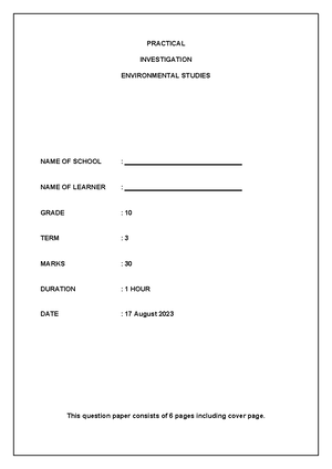 Agricultural Sciences Grade 10 Solutions 2024 - CURRICULUM GRADE 10 ...