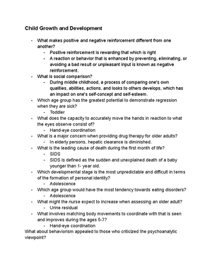 Child Growth and Development - Child Growth and Development Growth and ...