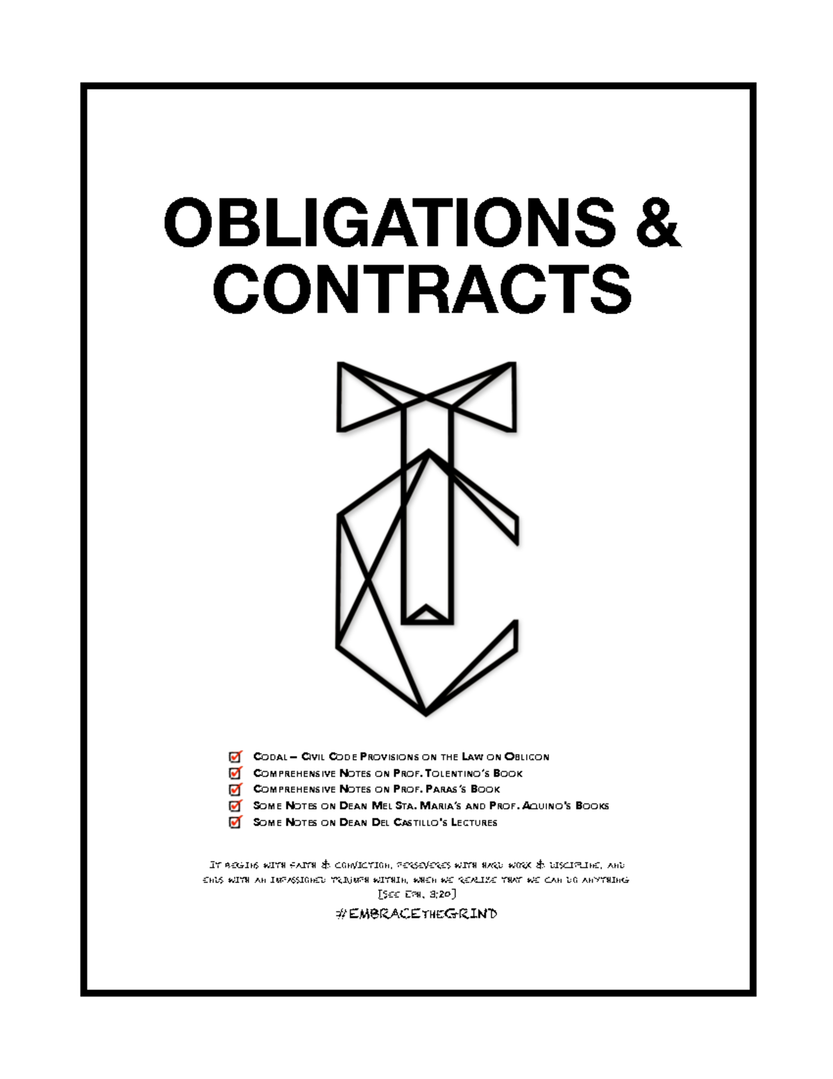 Clarence-TIU-Oblicon-Notes-last-edit-jan2018 - OBLIGATIONS & CONTRACTS ...