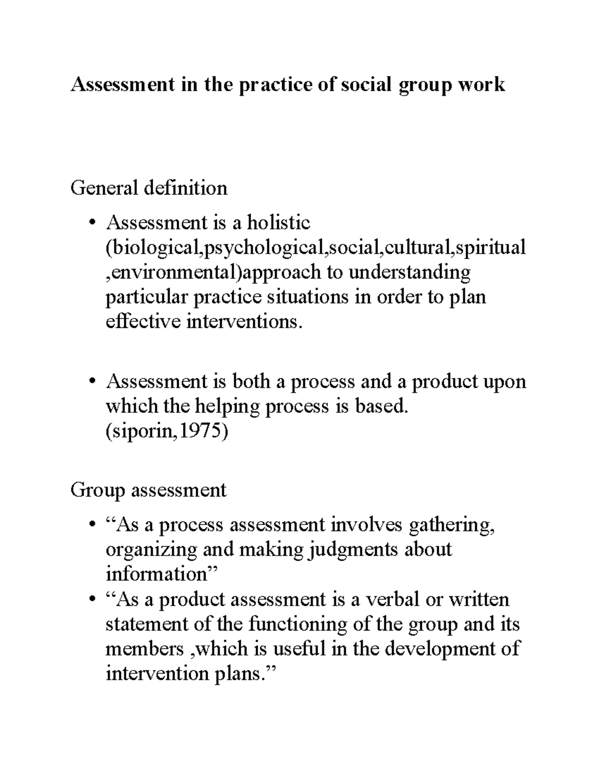 Issues and functions of group assessment - Assessment in the practice ...