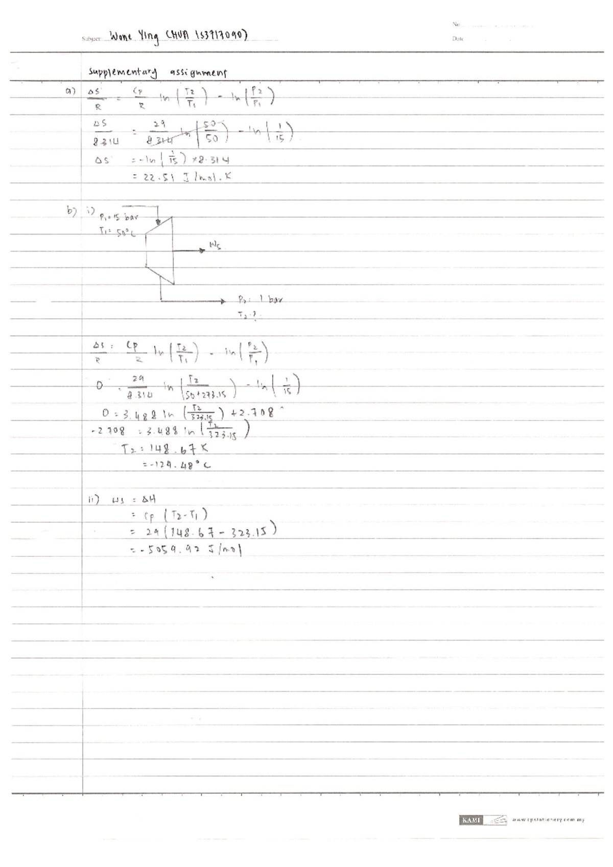 Supplementary assignment - PROC2080 - Studocu