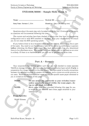 SWE2000 4 Unit Outline Sem 1 2018 - © Swinburne University of ...